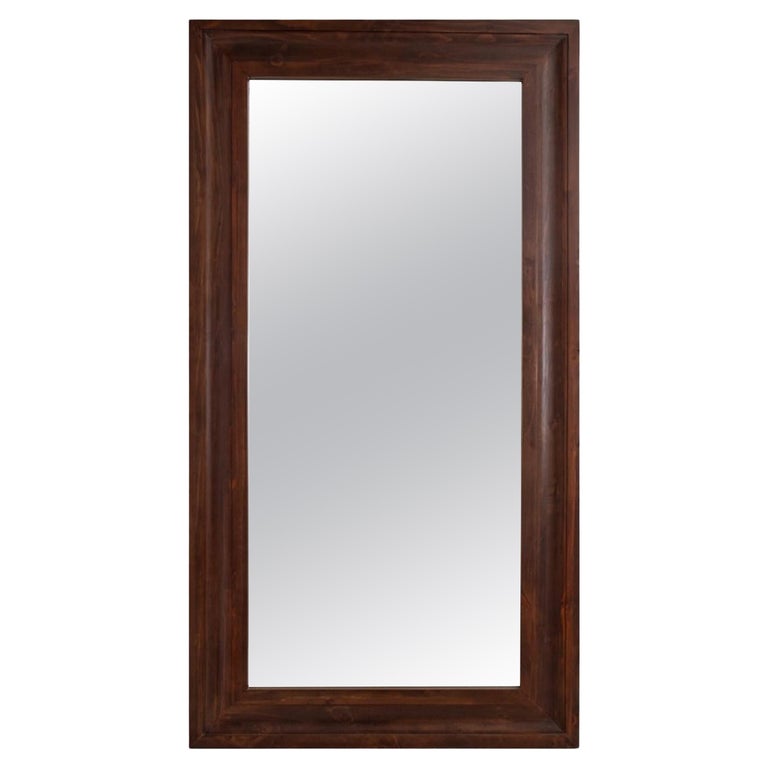 Monumental Ogee Style Wooden Mirror For Sale at 1stDibs
