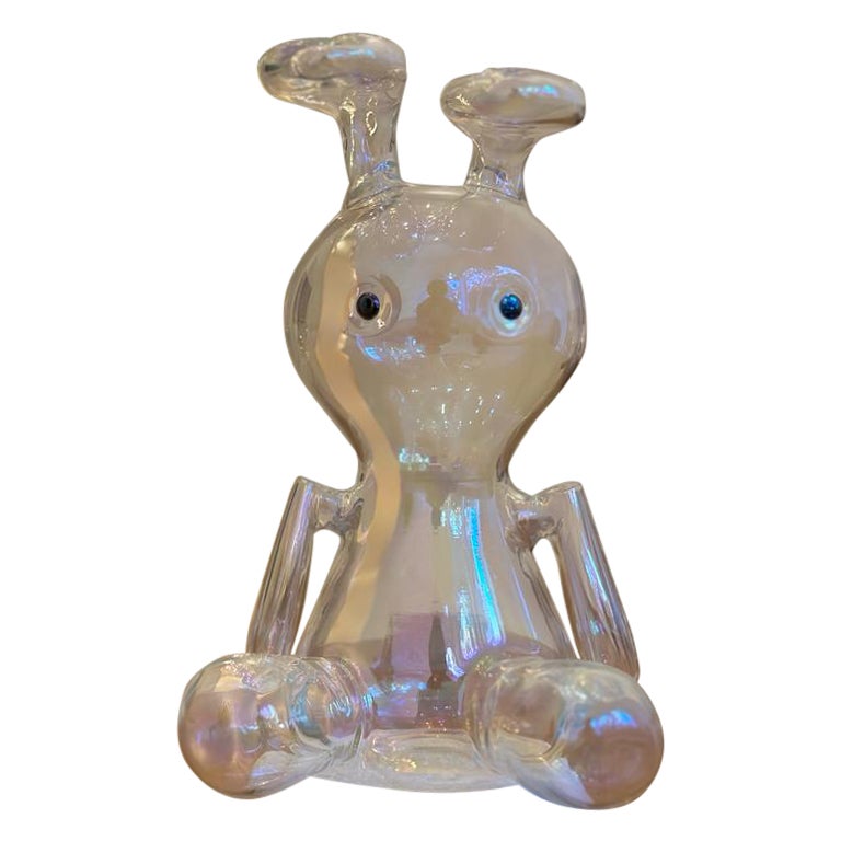 Hand Blown Glass Bunny For Sale at 1stDibs