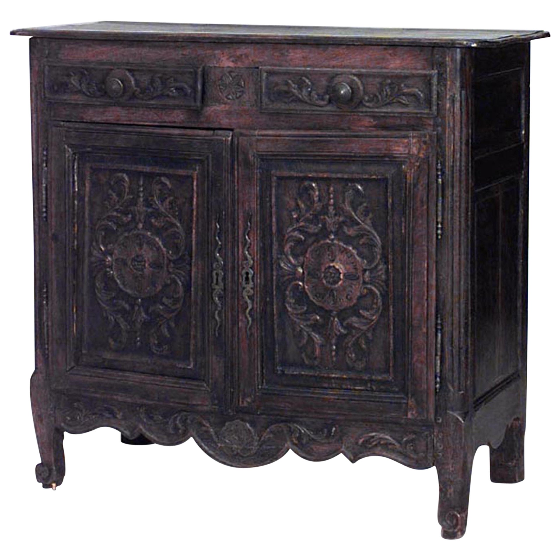 Monumental 19th Century Victorian Ornate Carved Burled Walnut Sideboard ...