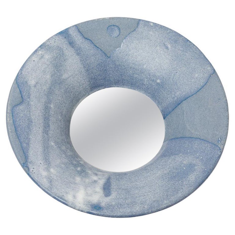 Ceramic Mirror by Mia Jensen, Signed, Unique Piece, circa 2023 For Sale ...