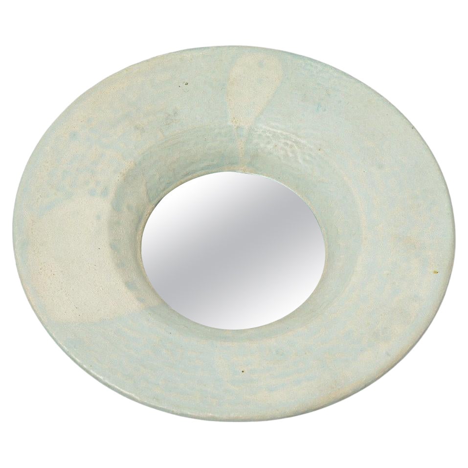 Ceramic Mirror by Mia Jensen, Signed, Unique Piece, circa 2023 For Sale ...