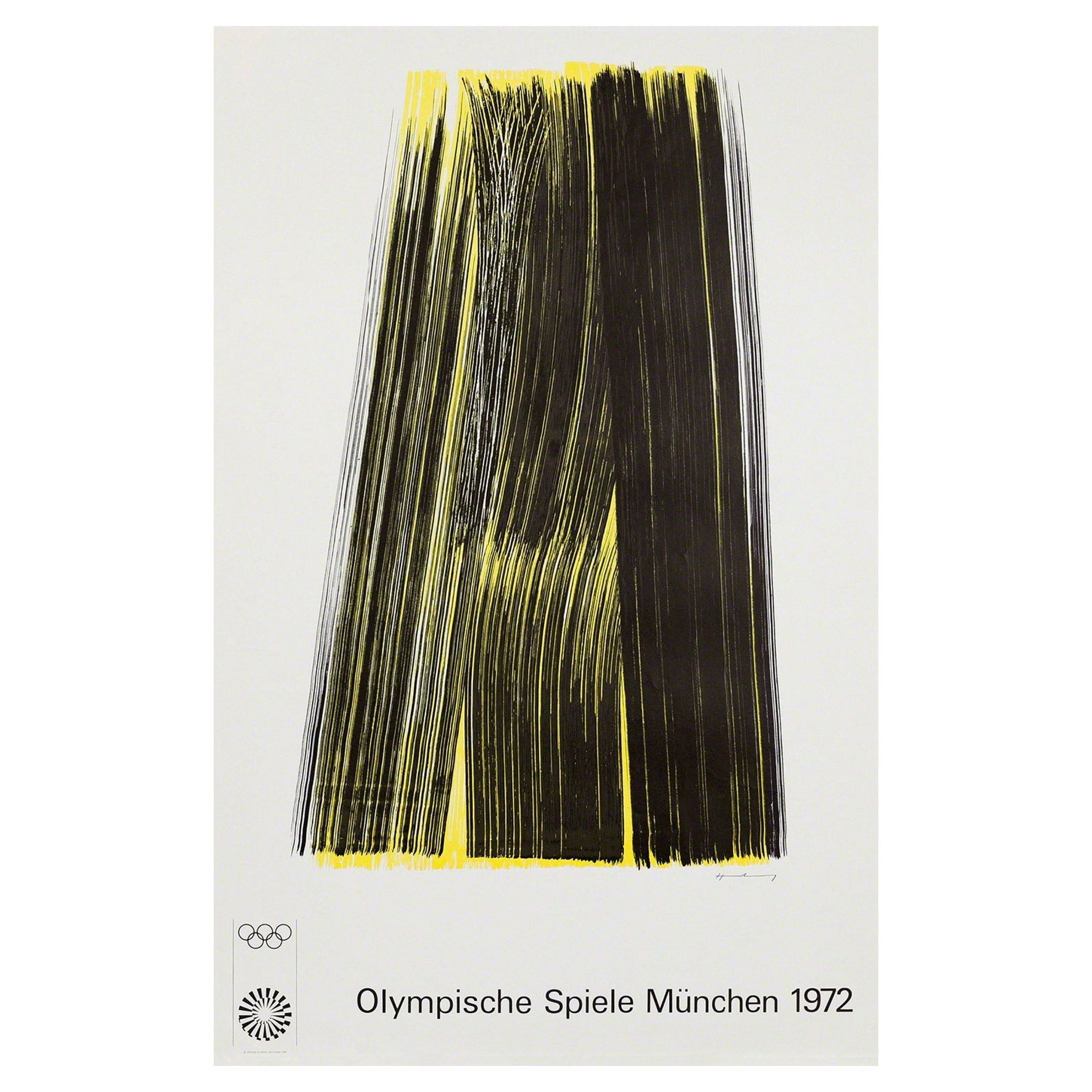 Abstract Lithograph by Hans Hartung, edited by Galerie de France at 1stDibs