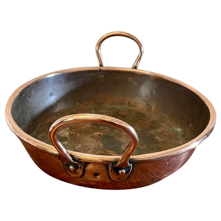 Quality Antique George III Copper Pan For Sale at 1stDibs