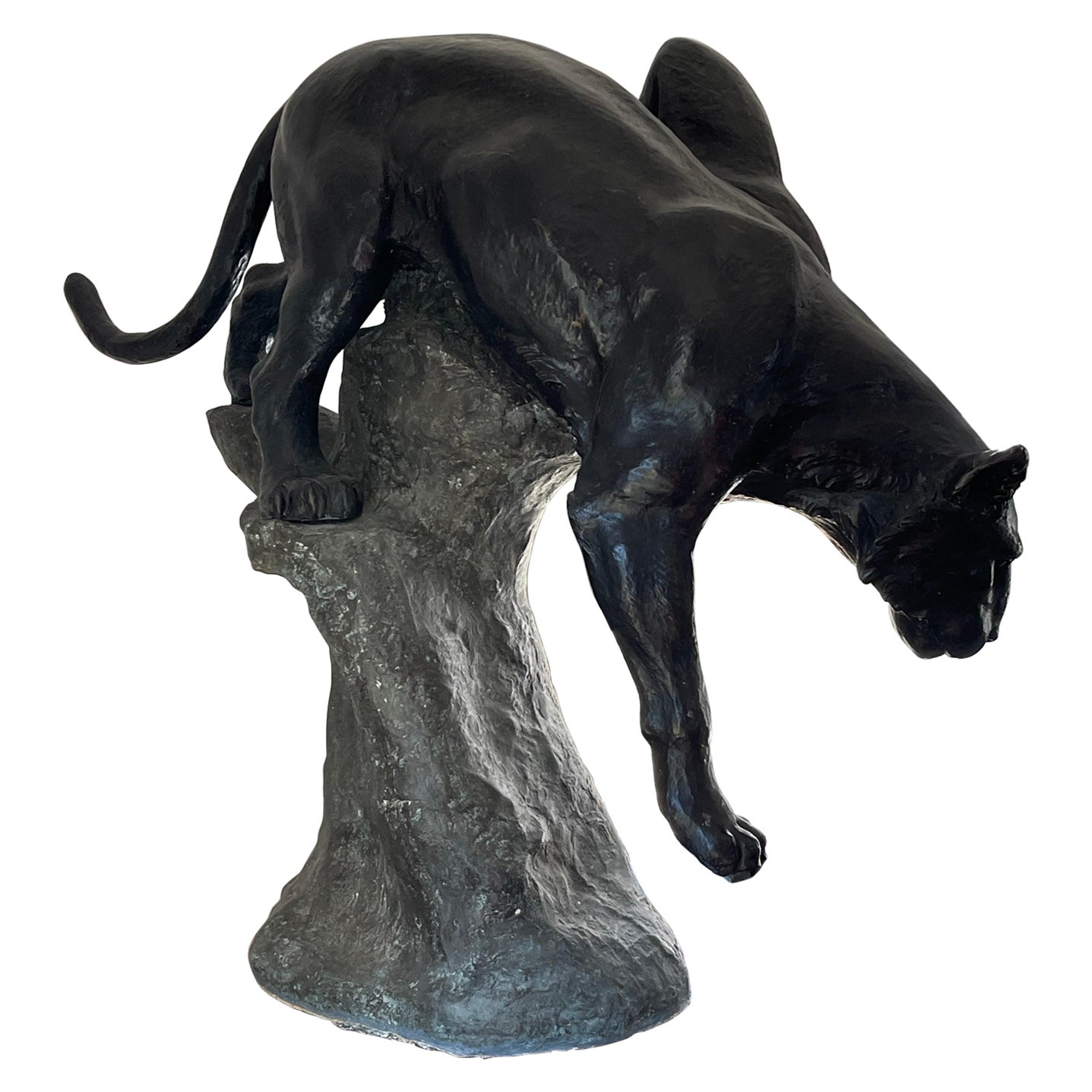 Porcelain Sculpture of Playing Tigers by Ronzan, Italy at 1stDibs ...