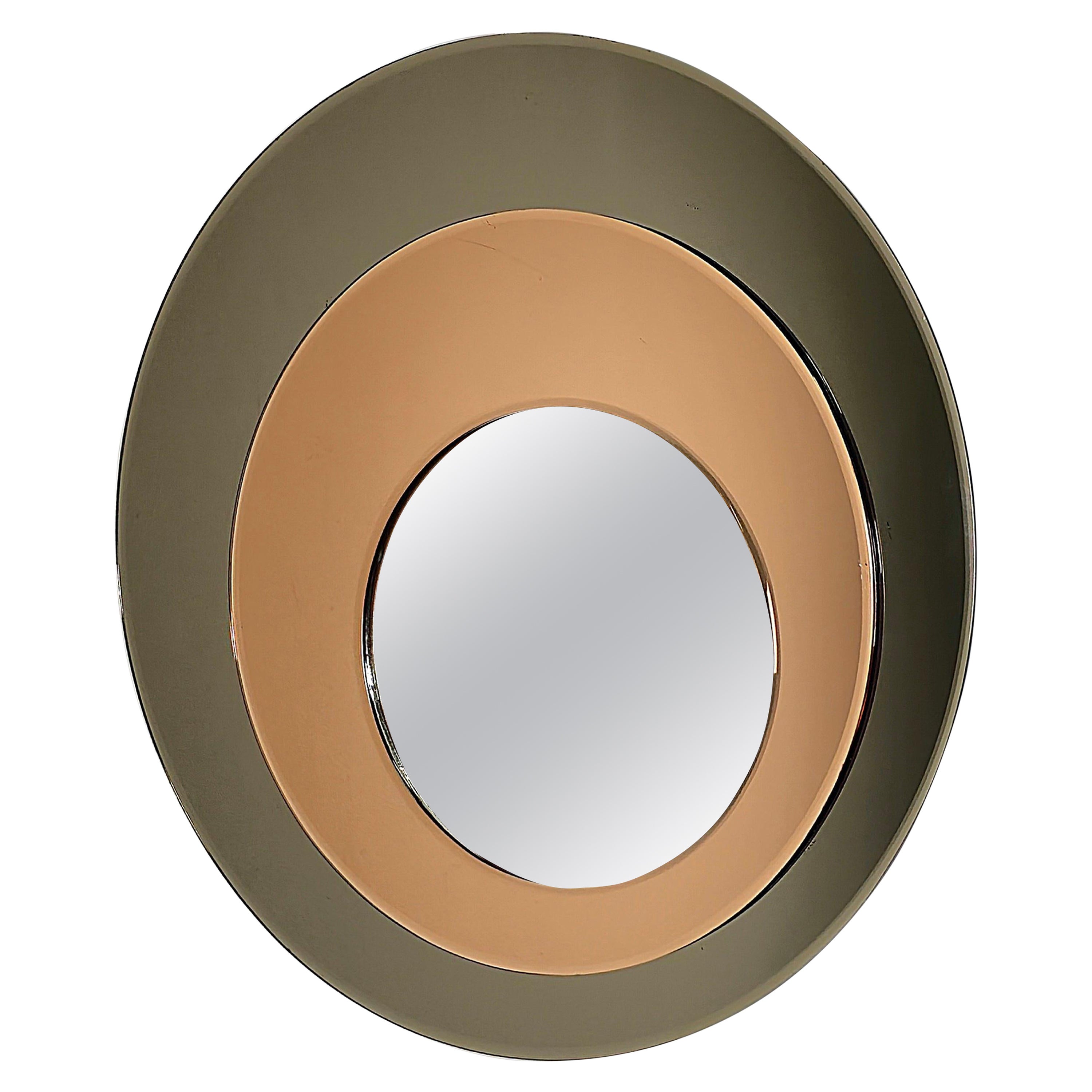 Italian Midcentury Decorative Venetian Wall Mirror at 1stDibs