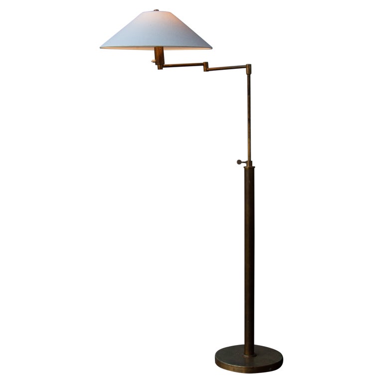 Telescopic and Articulated Library Floor Lamp, English, 1940s For Sale ...