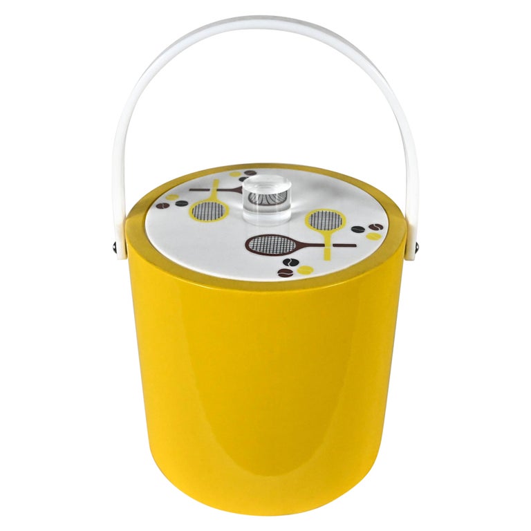 MCM Morgan and Company Bucket Brigade Ice Bucket Yellow W/ Tennis ...