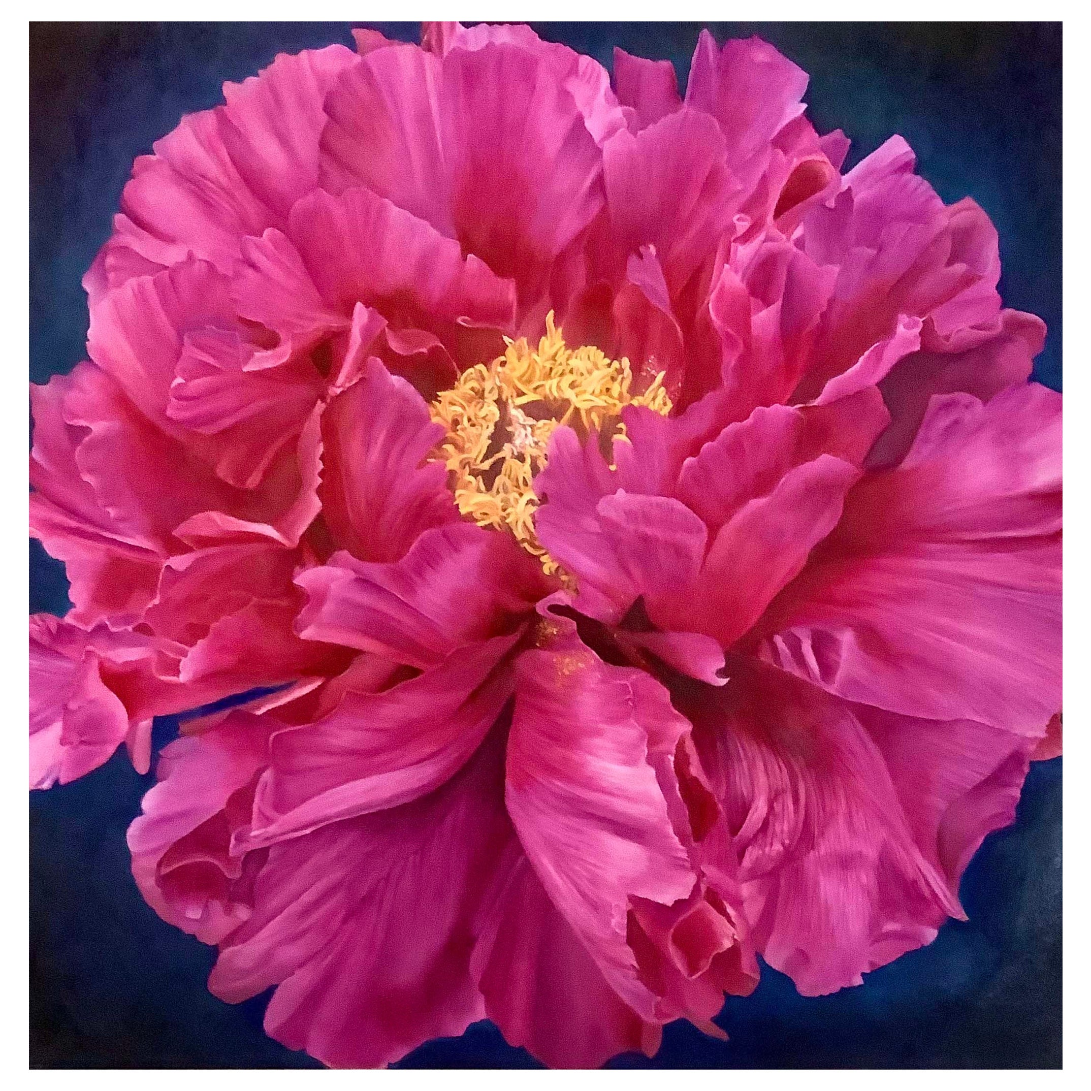 Framed Oil on Canvas "Paulina - Flower" by Shelly Gurton For Sale at ...