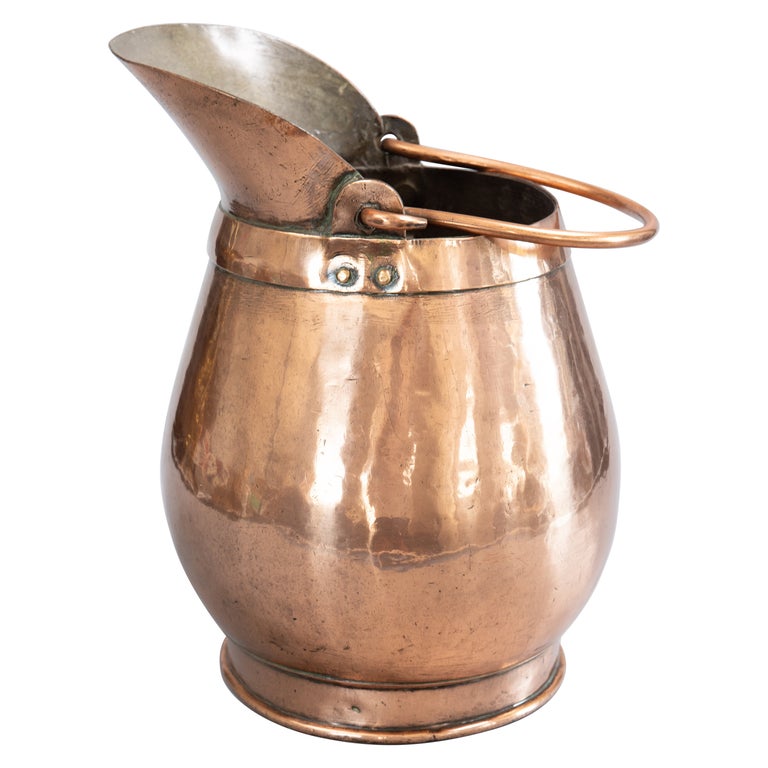 Large Early 19th Century French Hammered Copper Jug Pitcher For Sale at ...