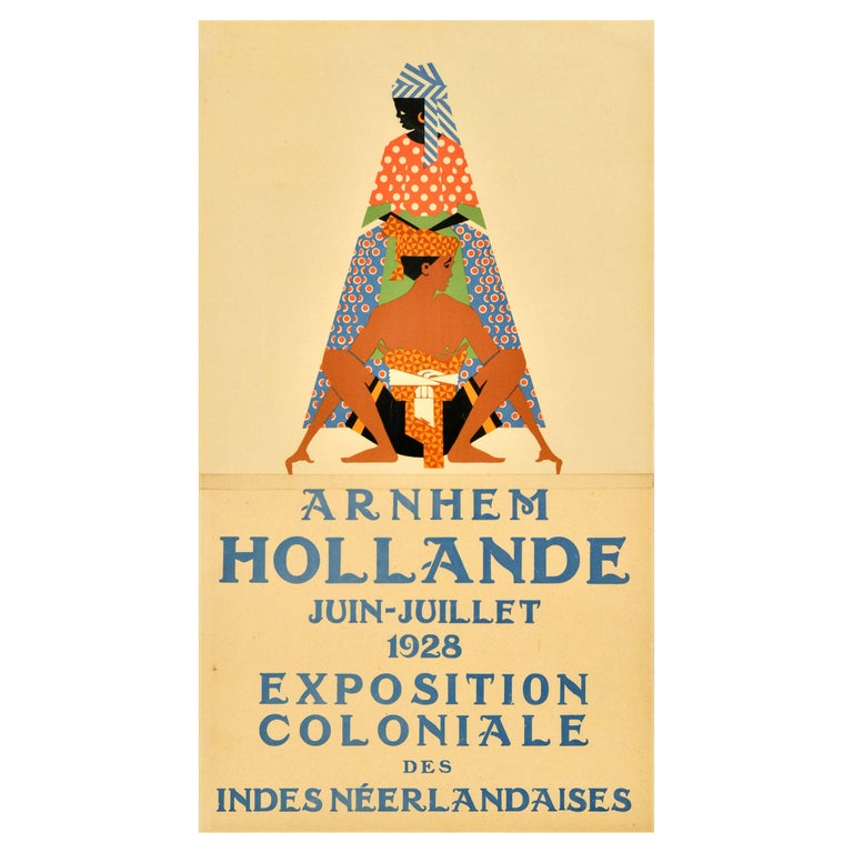 Original Vintage Advertising Poster Dutch East Indies Colonial ...