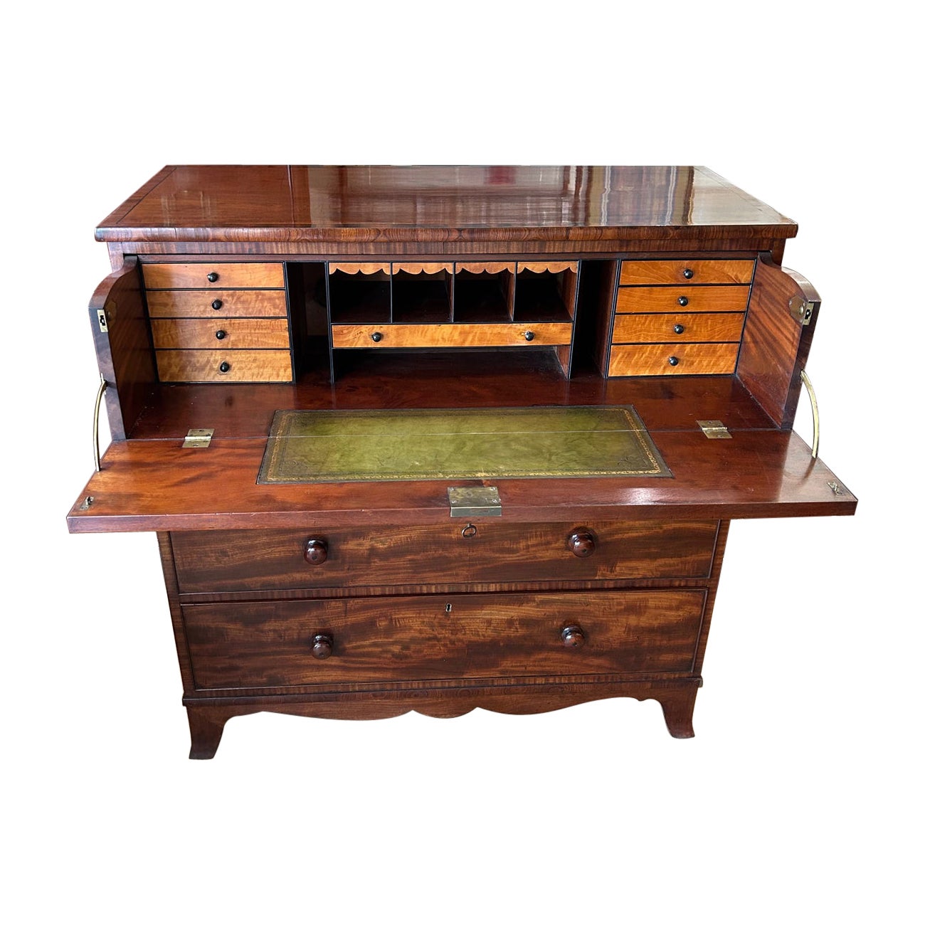 19th Century Charles X Dutch Mahogany Secretaire, 1830s For Sale at ...