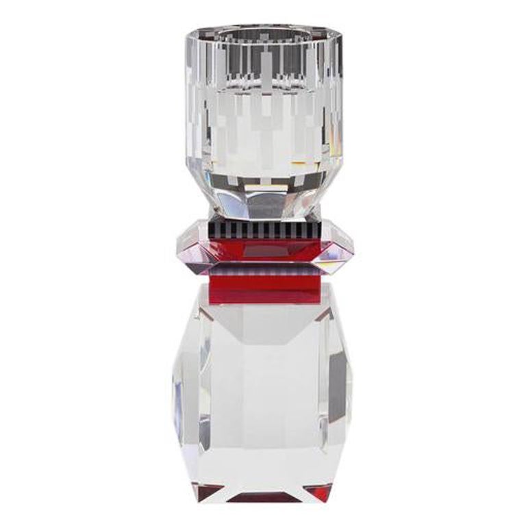 Nevada Crystal T-Light Holder, Hand-Sculpted Contemporary Crystal For ...