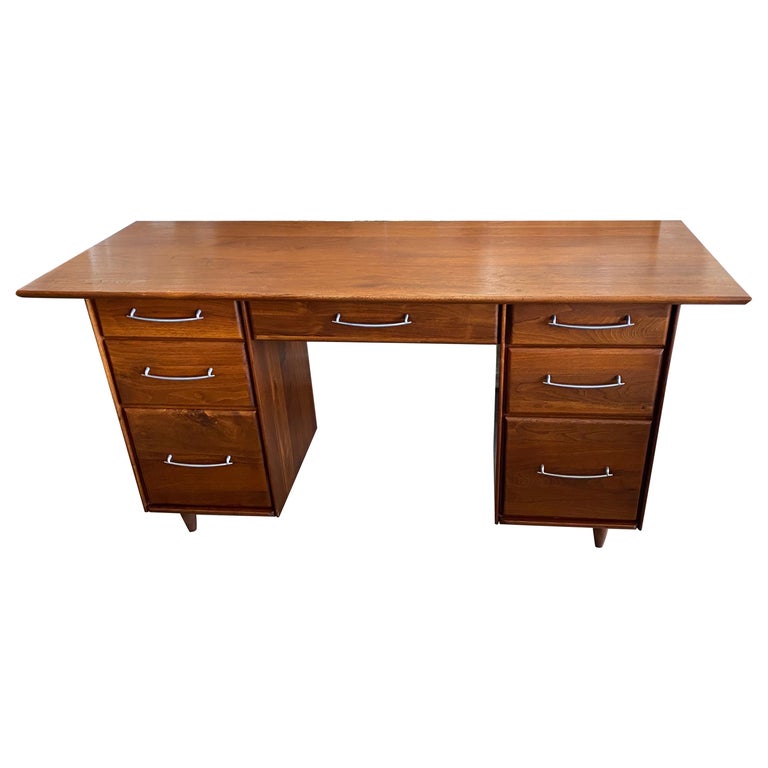 Mid-Century Modern Ace Hi Prelude Executive Desk For Sale at 1stDibs