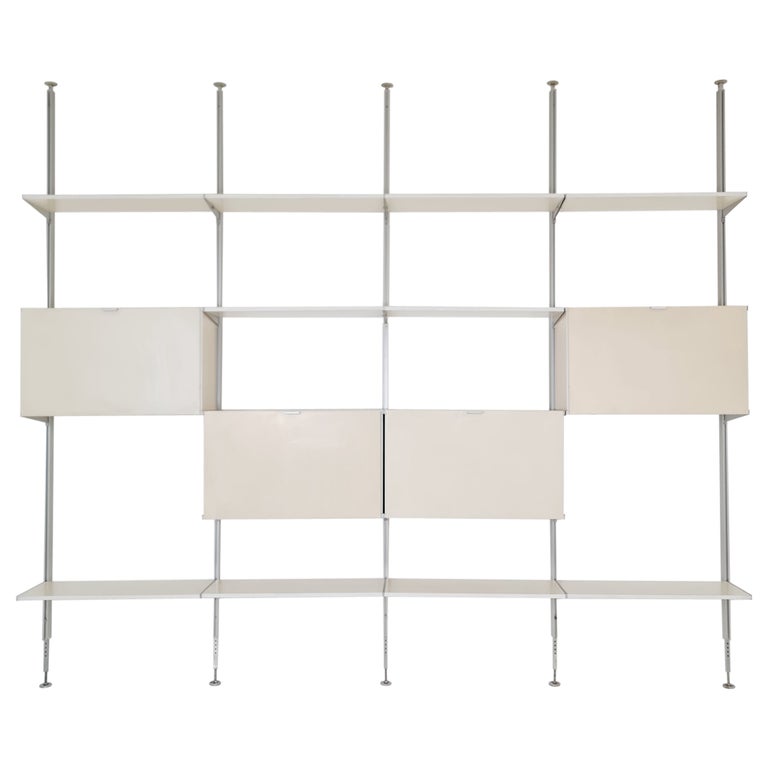 Rare Free standing Modular George Nelson Wall Unit Bookcase, Herman ...