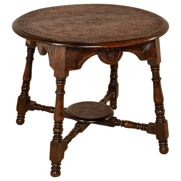 19th Century Round English Side Table For Sale at 1stDibs