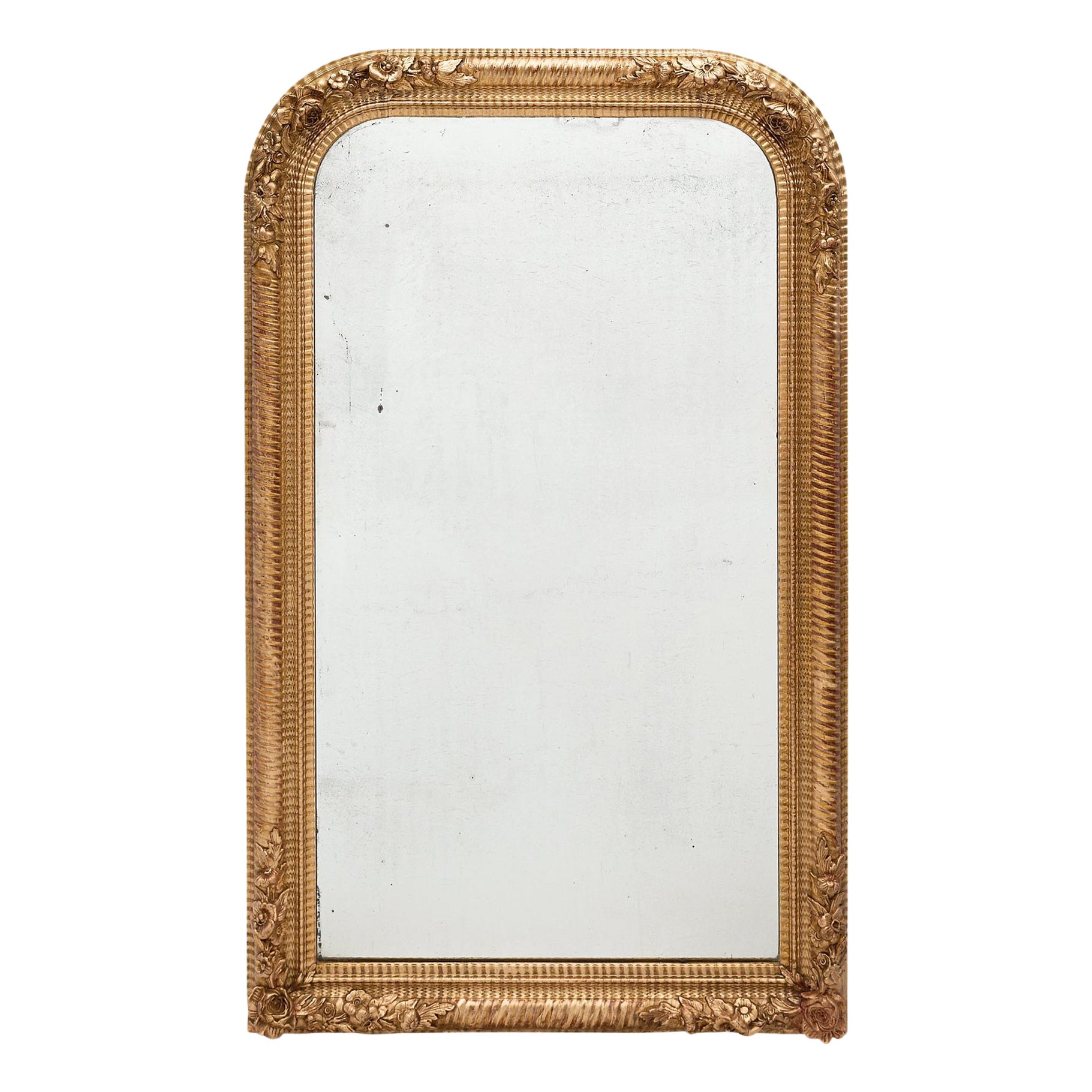 Louis Philippe Period Gold Leaf Mirror at 1stDibs