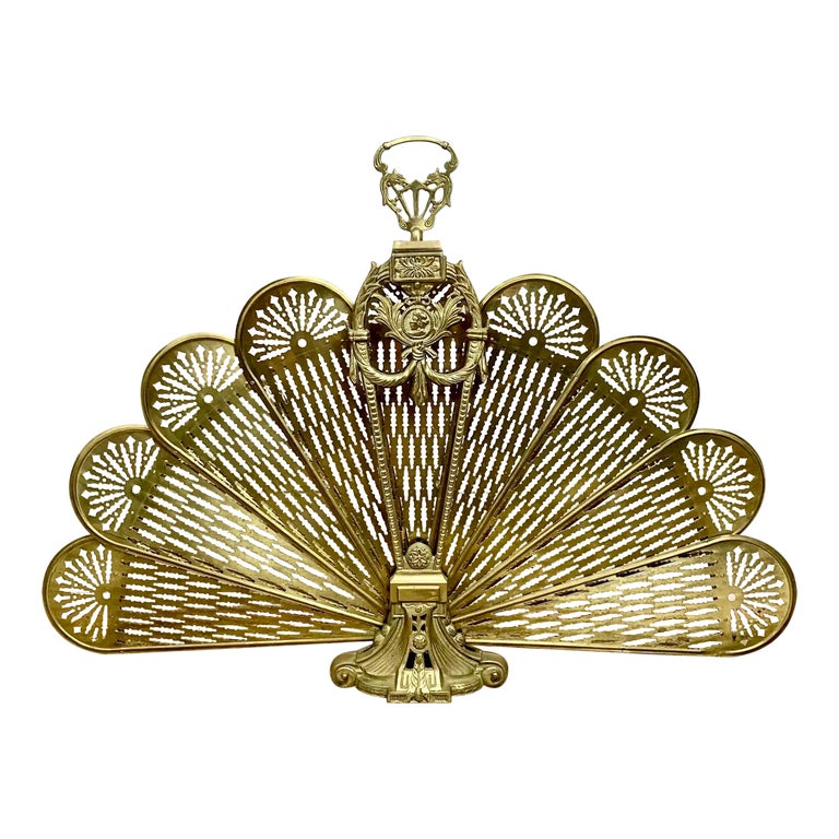 Brass Fireplace Decorative Fans | Shelly Lighting
