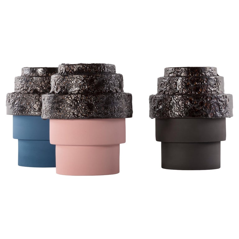 Set of 3 Maket Medium Vases by Pulpo For Sale at 1stDibs