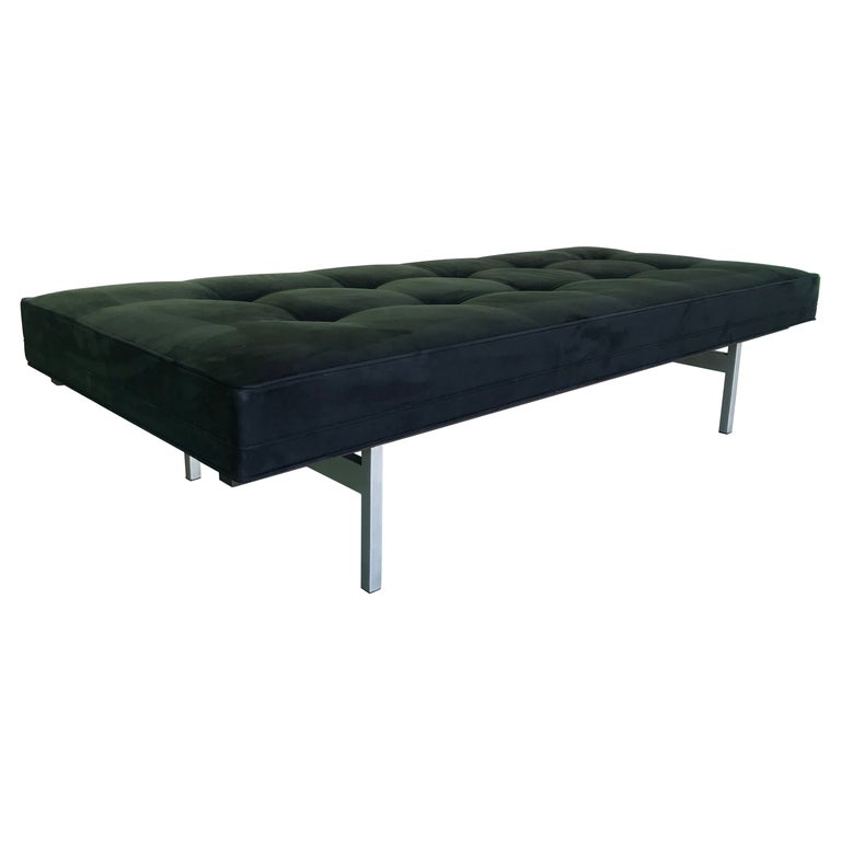 Modern Tufted Suede Daybed or Bench, 2000 For Sale at 1stDibs