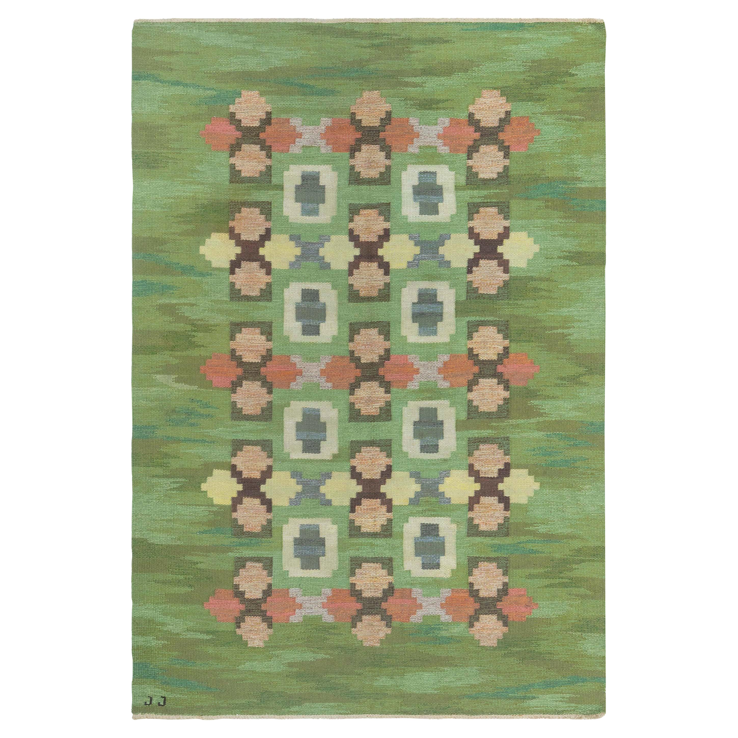 Doris Leslie Blau Collection Vintage Swedish Flat Woven Rug by Judith ...