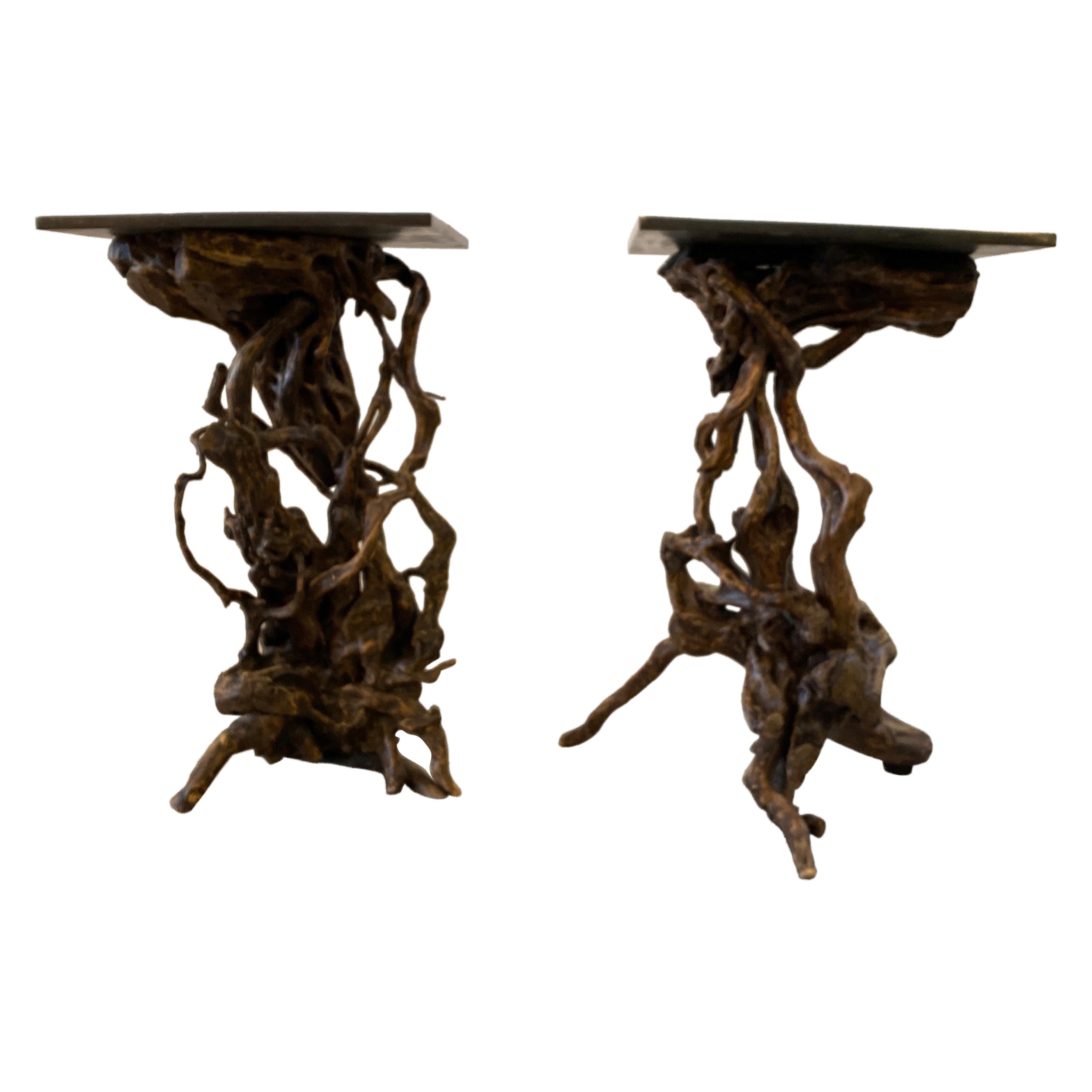 Japanese Root End Table at 1stDibs