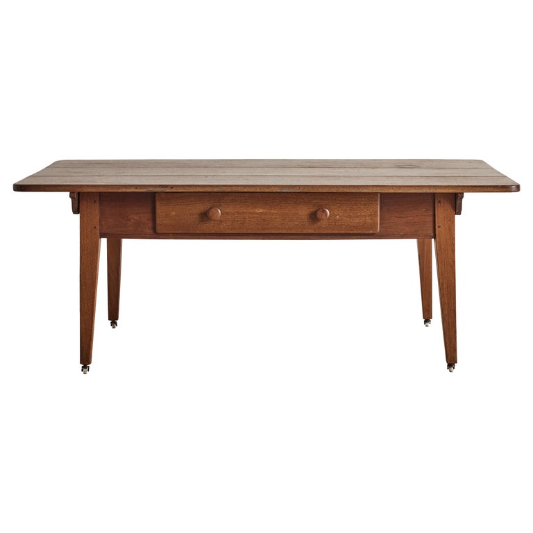 Early American Work Table For Sale at 1stDibs