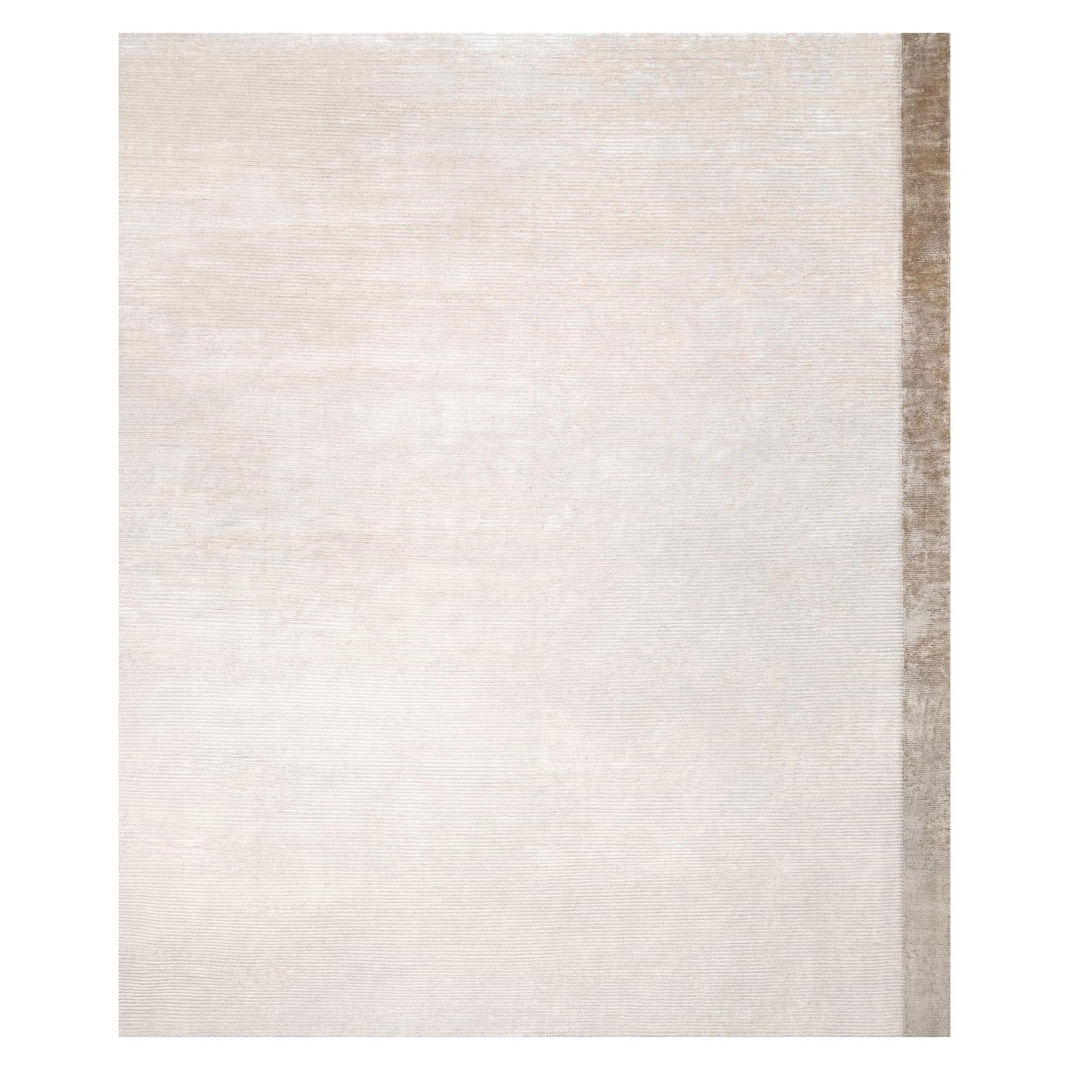 Plain White beige Contemporary rug Scandinavian Modern - Breton Beige ...