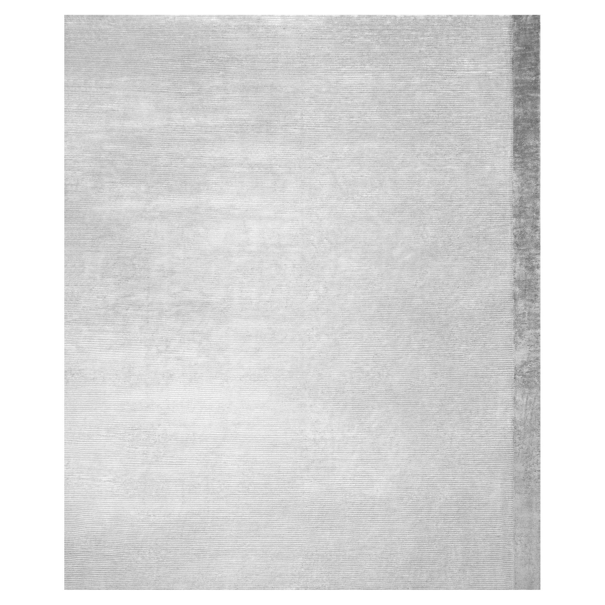 Plain Minimalism Rug Scandinavian Wool Silk - Summer in St. Petersburg ...