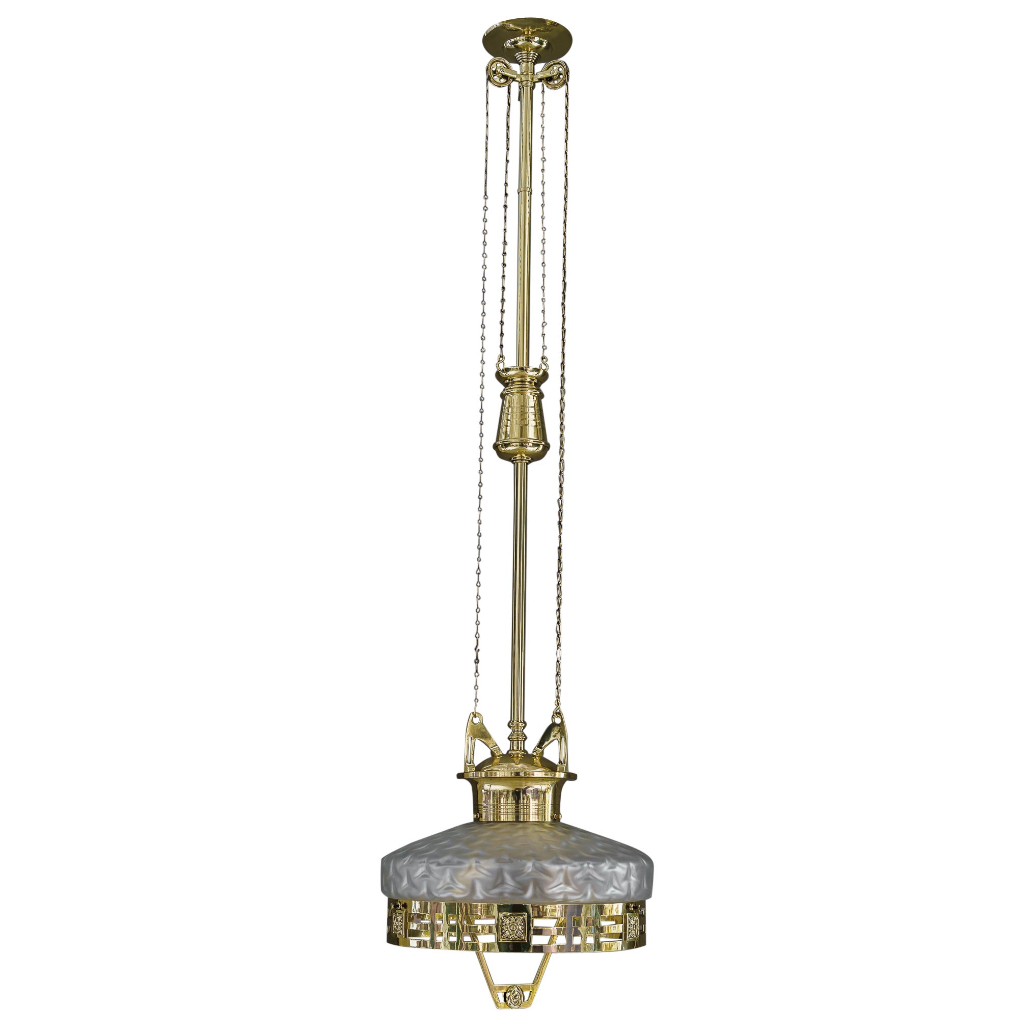 Williamson Art Deco Slipper Shade Chandelier, circa 1928 at 1stDibs ...