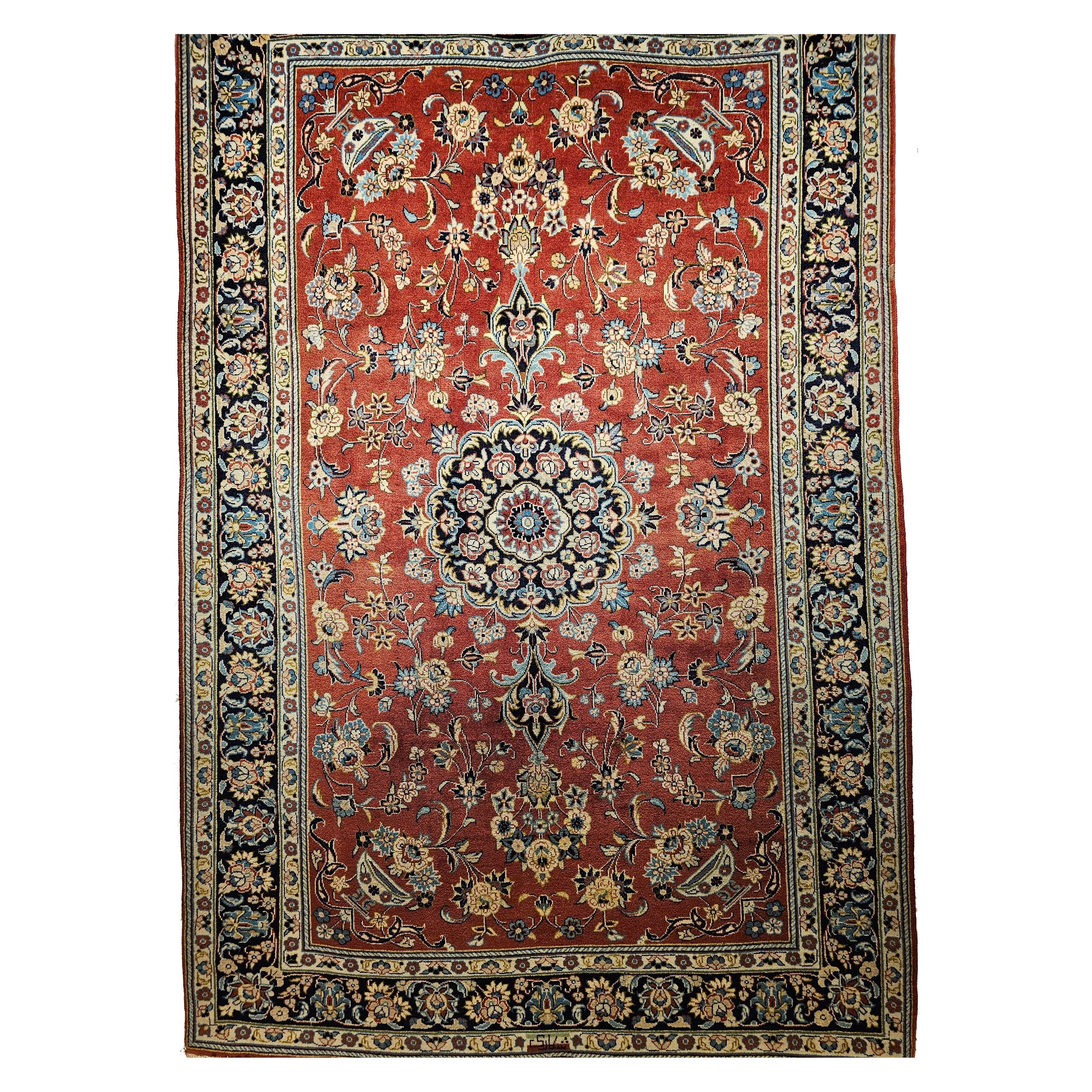 Vintage Persian Yazd by Mehraban Rugs For Sale at 1stDibs