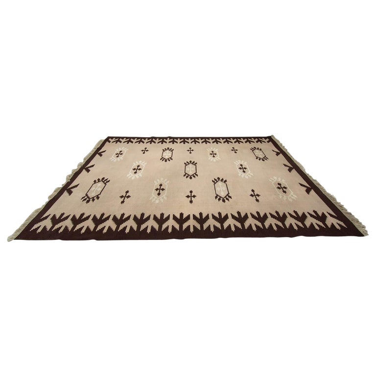 Vintage Modern Rug Kelim, 1970s For Sale at 1stDibs