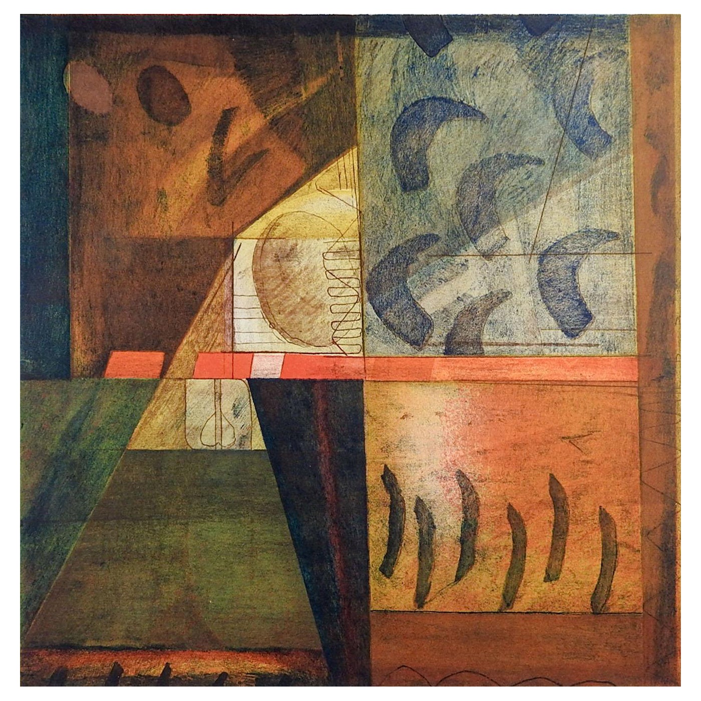 Martin Lewis 20th Century Master Printmaker, Etching, 1932 "White ...