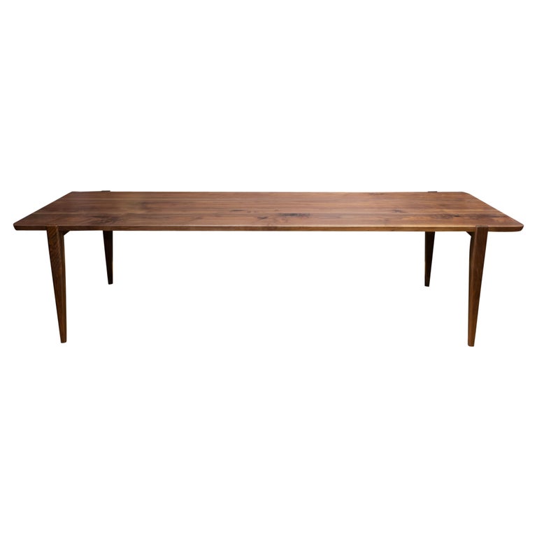 Hand Crafted Eastern Walnut 10 Foot Dining Table-Unused For Sale at 1stDibs