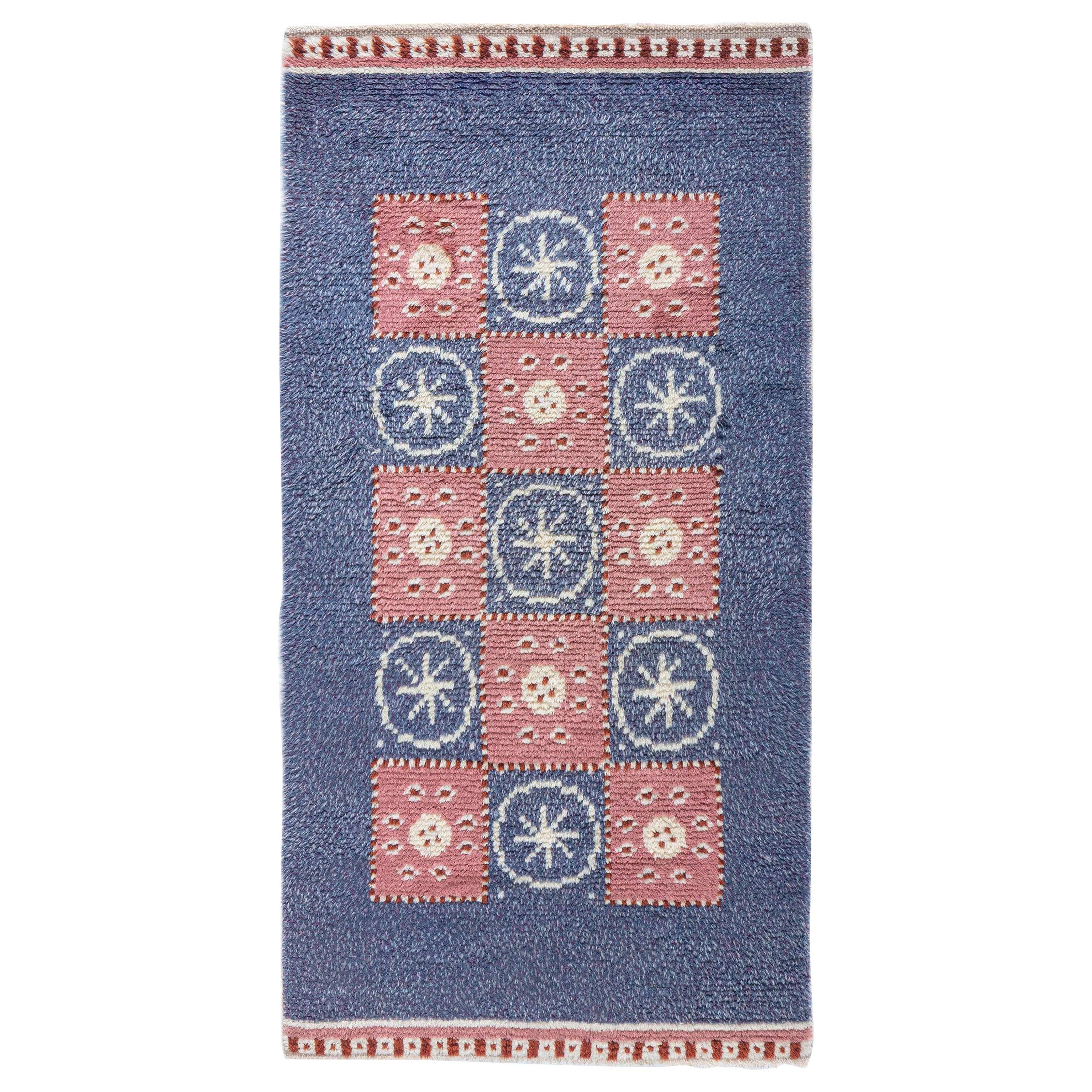 Doris Leslie Blau Collection Vintage Swedish Round Pile Rug For Sale at ...