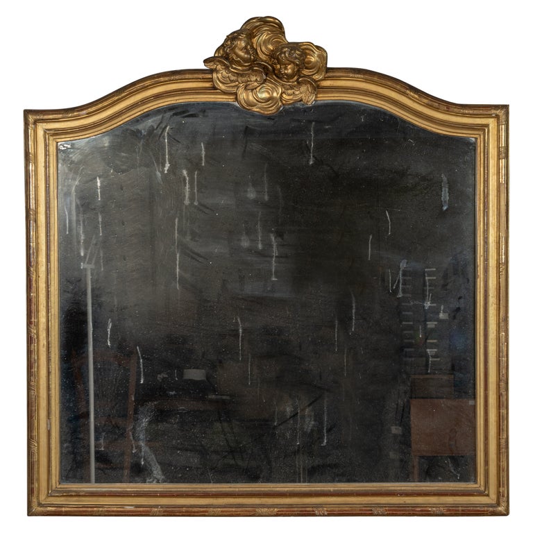 18th Century French Louis XV Period Molded Mirror For Sale at 1stDibs
