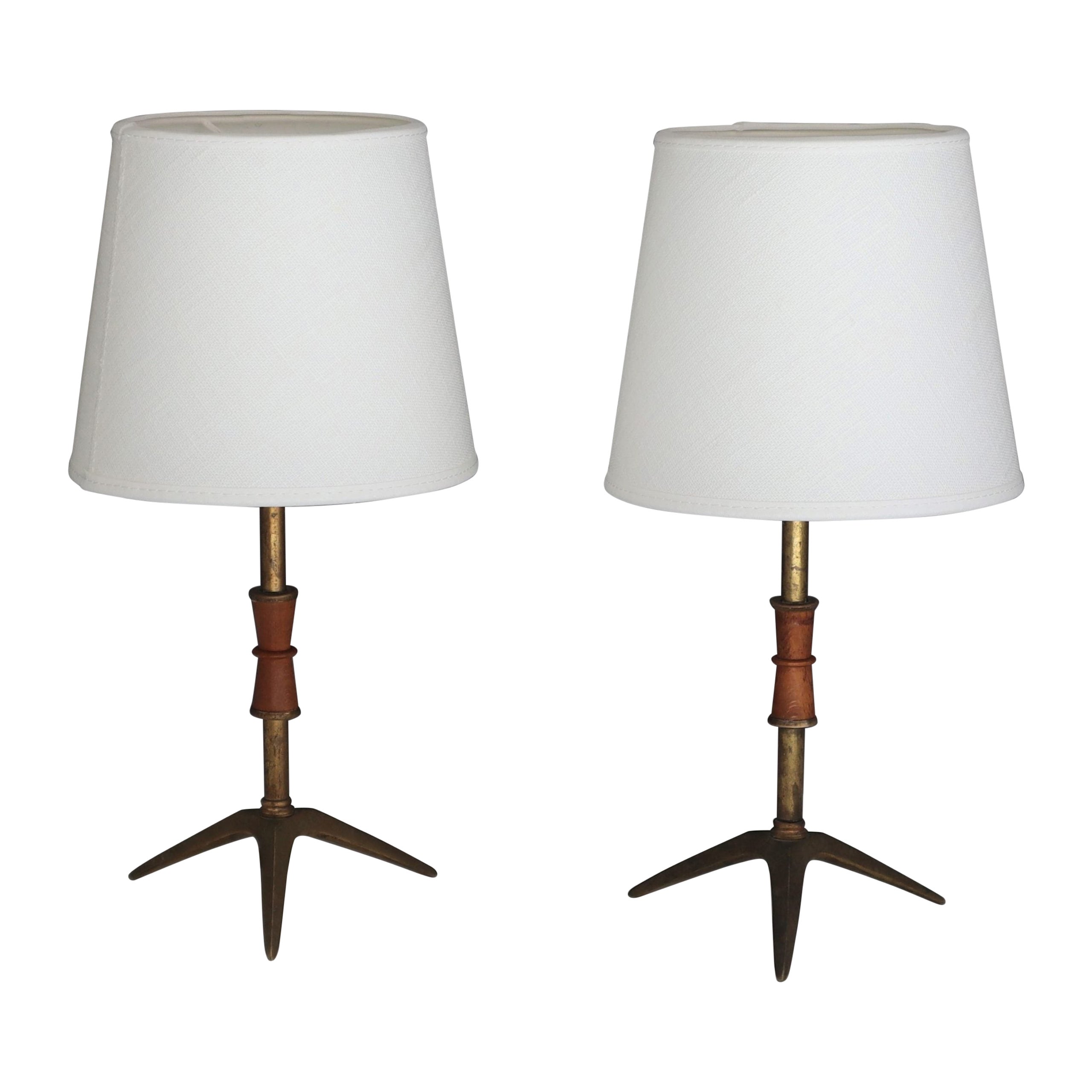 Pair of Swedish Midcentury Lamps at 1stDibs