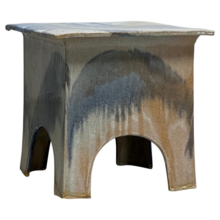 Eric O'Leary Ceramic Stool at 1stDibs