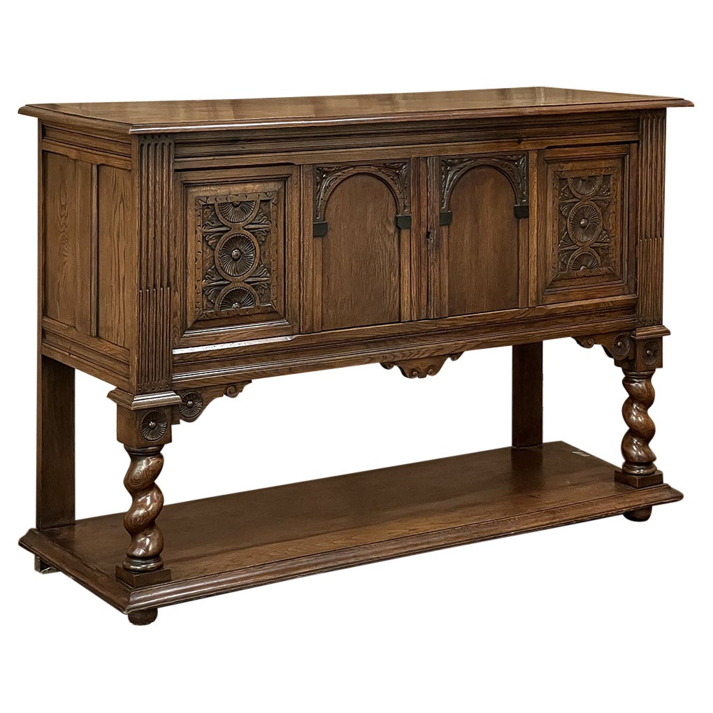 19th Century Dutch Colonial Raised Buffet, Cabinet For Sale at 1stDibs