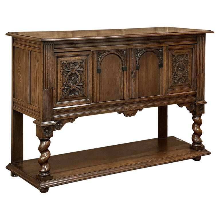 19th Century Dutch Colonial Raised Buffet, Cabinet For Sale at 1stDibs