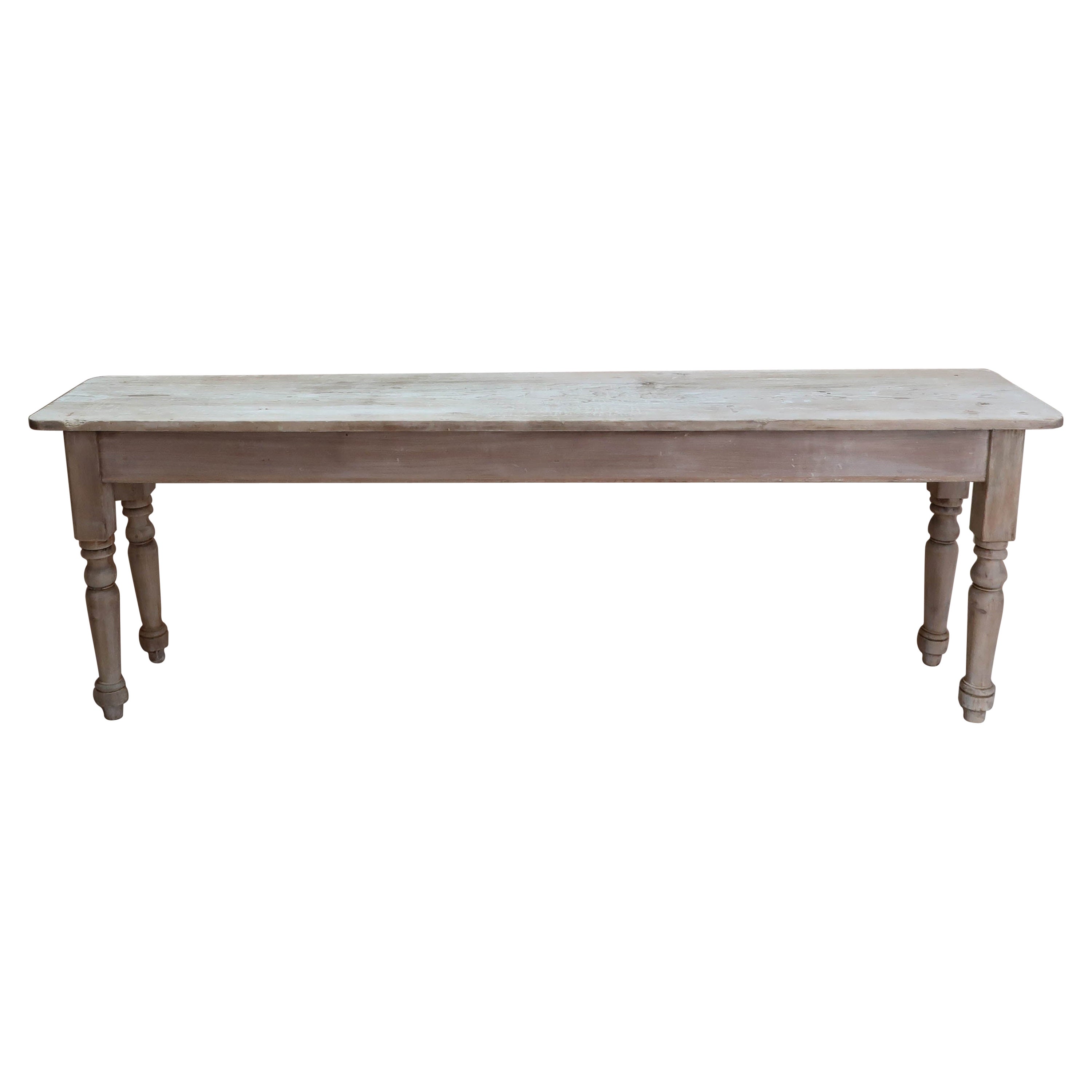 Antique Atmospheric Italian Rustic Console Table / Long Table at ...