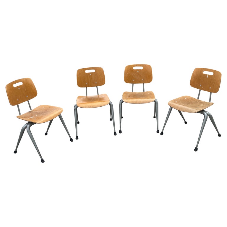 Raymond Loewy for Brunswick Stacking Side Chairs For Sale at 1stDibs