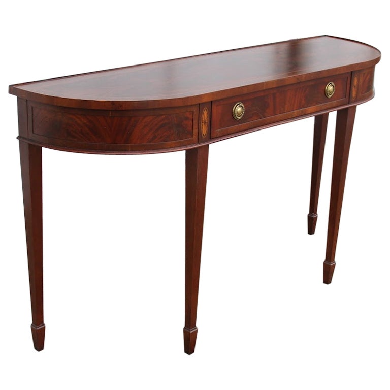 Copley Place Demilune Console Table by Hekman Furniture For Sale at 1stDibs
