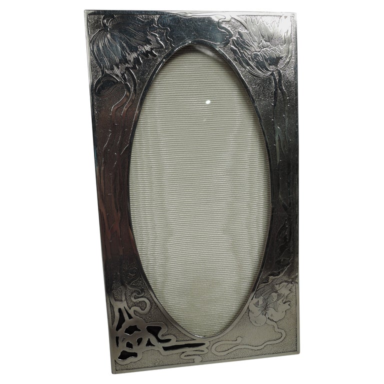 Gorgeous Art Nouveau Sterling Silver Picture Frame by Collectible Unger ...