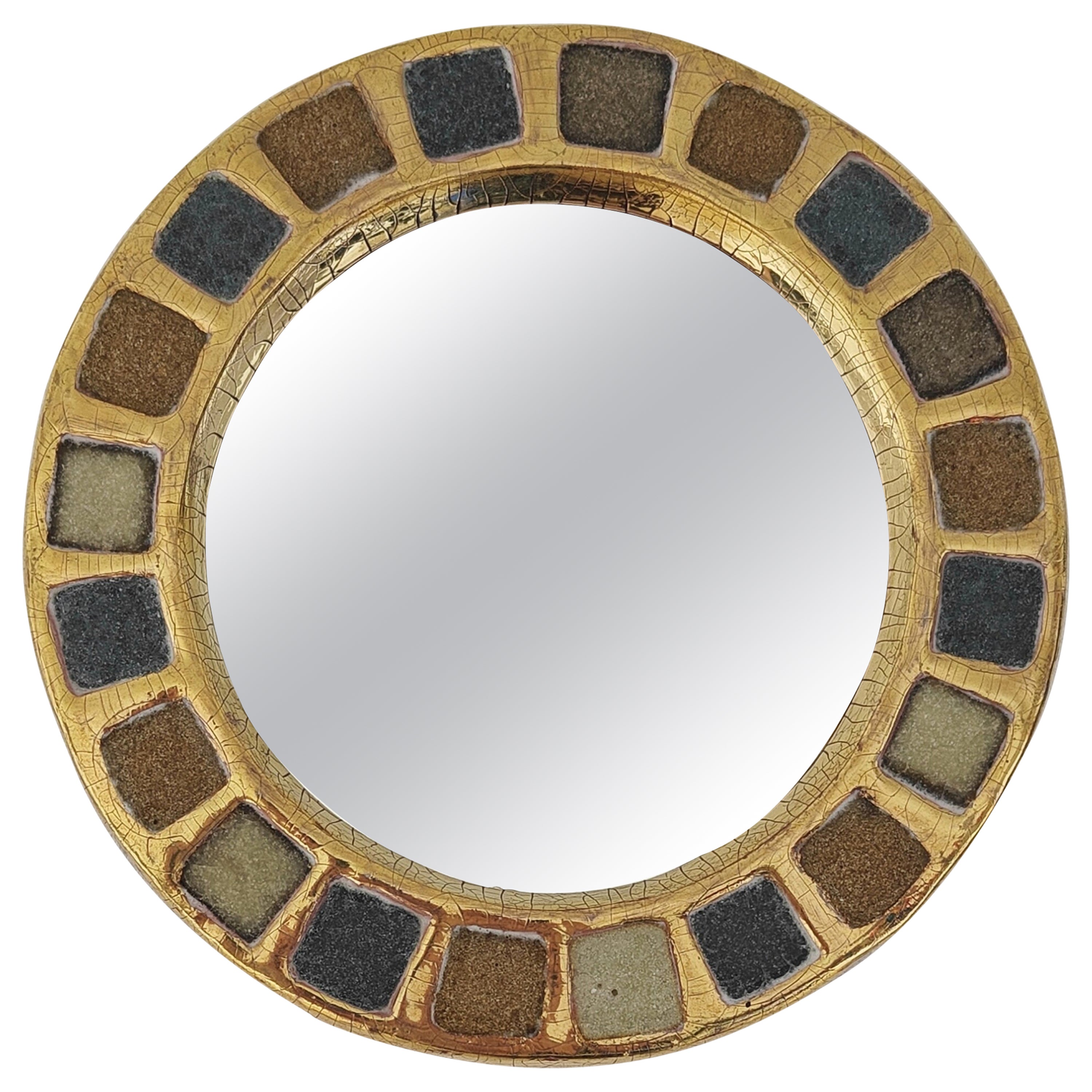 Miroir rond de Mithé Espelt En vente sur 1stDibs