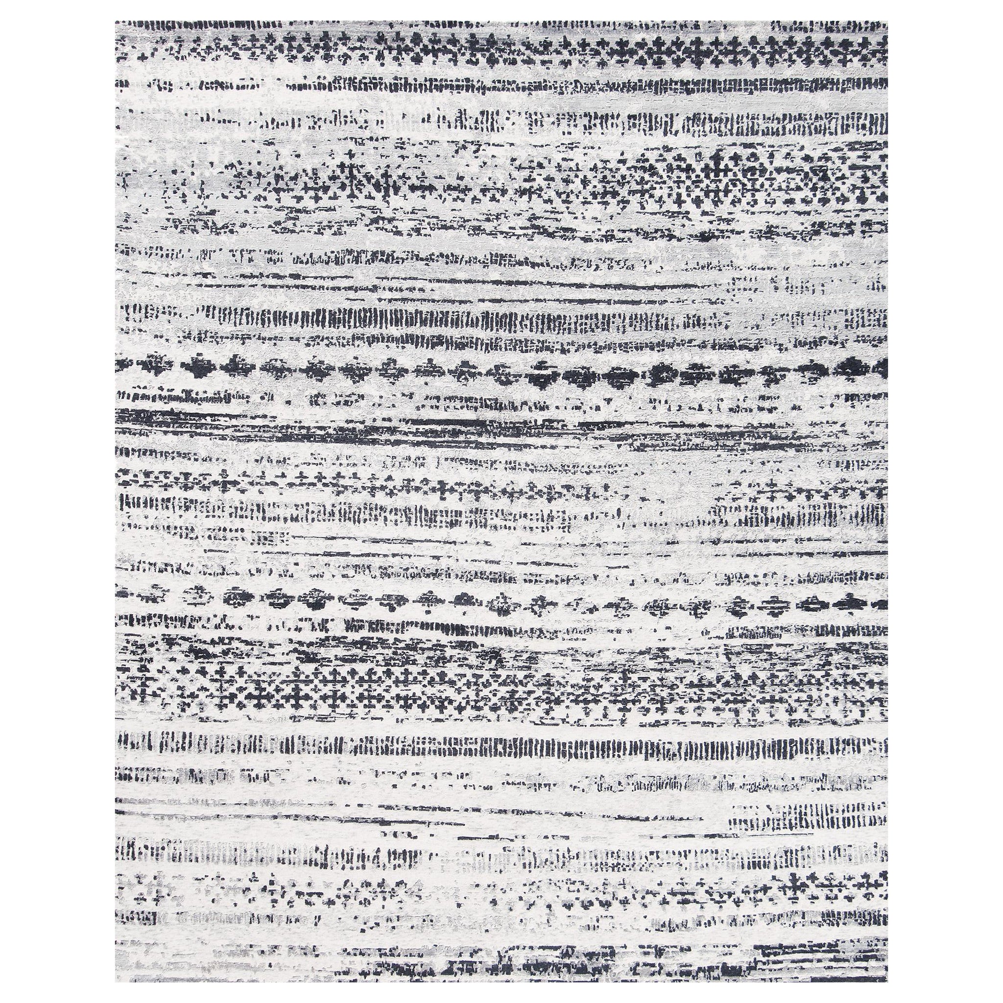 Modern Design Wool and Cotton Rug 10096A For Sale at 1stDibs
