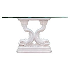 Japanese Koi Fish Sculptural Console Table For Sale at 1stDibs