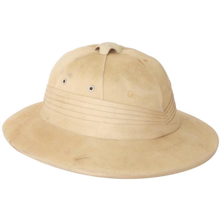 Vintage Safari Pith Helmet at 1stDibs | vintage pith helmet, pith ...