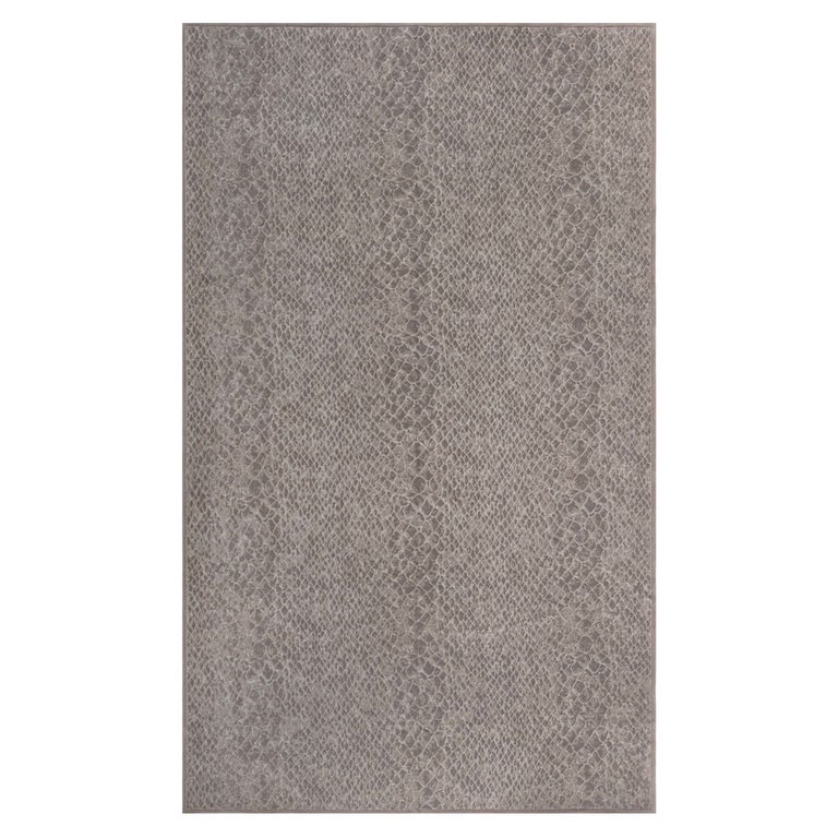 Contemporary Snake Design Handmade Wool Rug by Doris Leslie Blau For ...