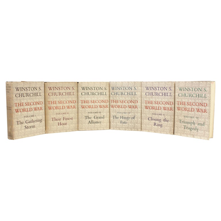 CHURCHILL. The Second World War. ALL FIRST EDITIONS - 6 VOLUMES - WITH THE DJ's For Sale at 1stDibs