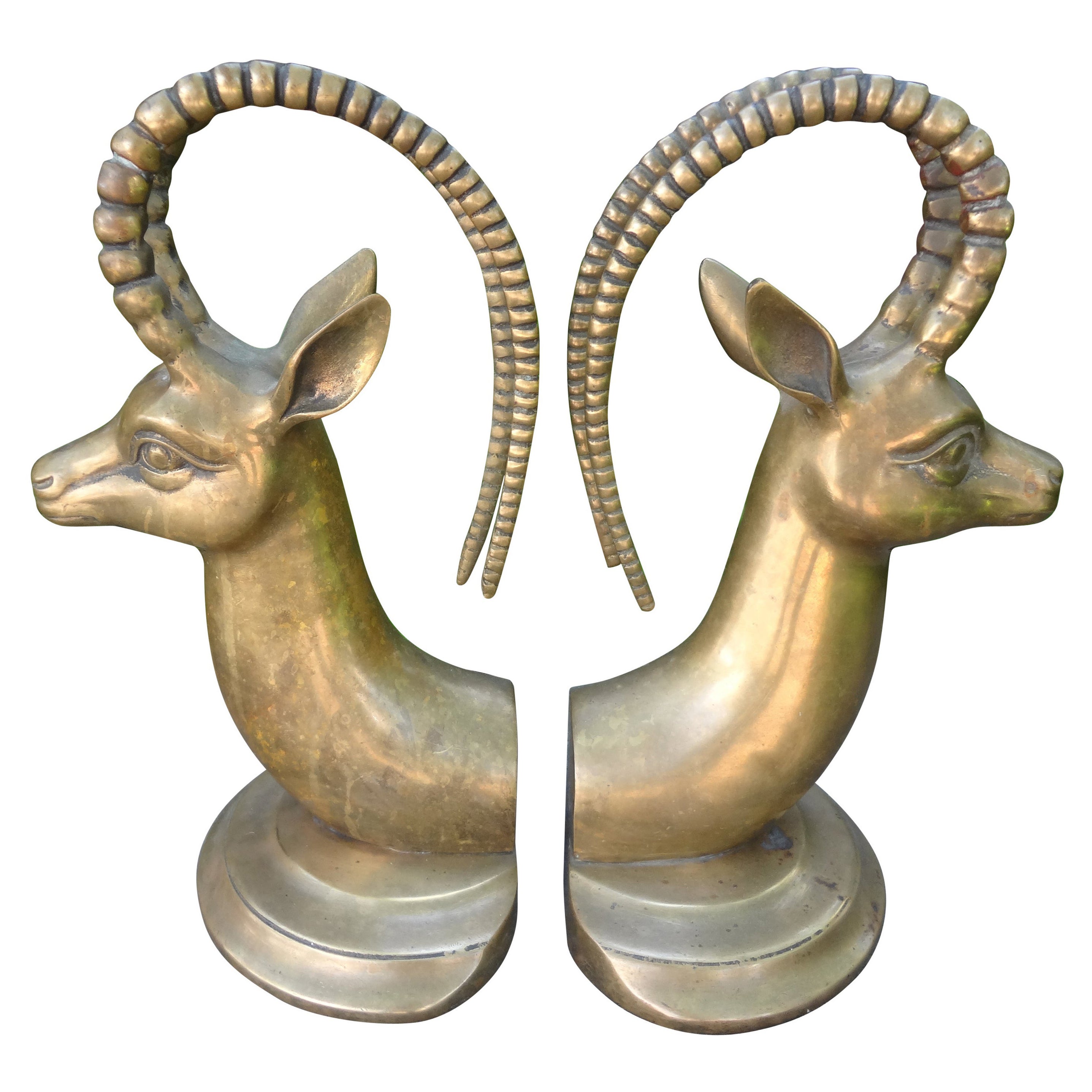 Vintage Pair of Plaster Lamb / Sheep Bookends by Borghese of Italy For ...